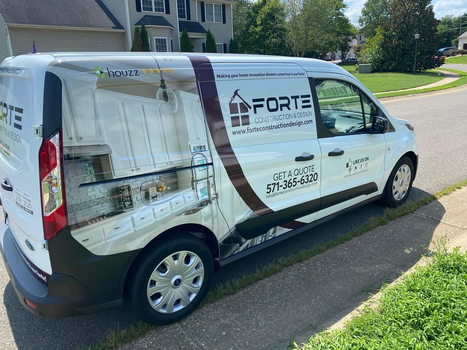 Forte’s New Services Car – Forte Construction and Design