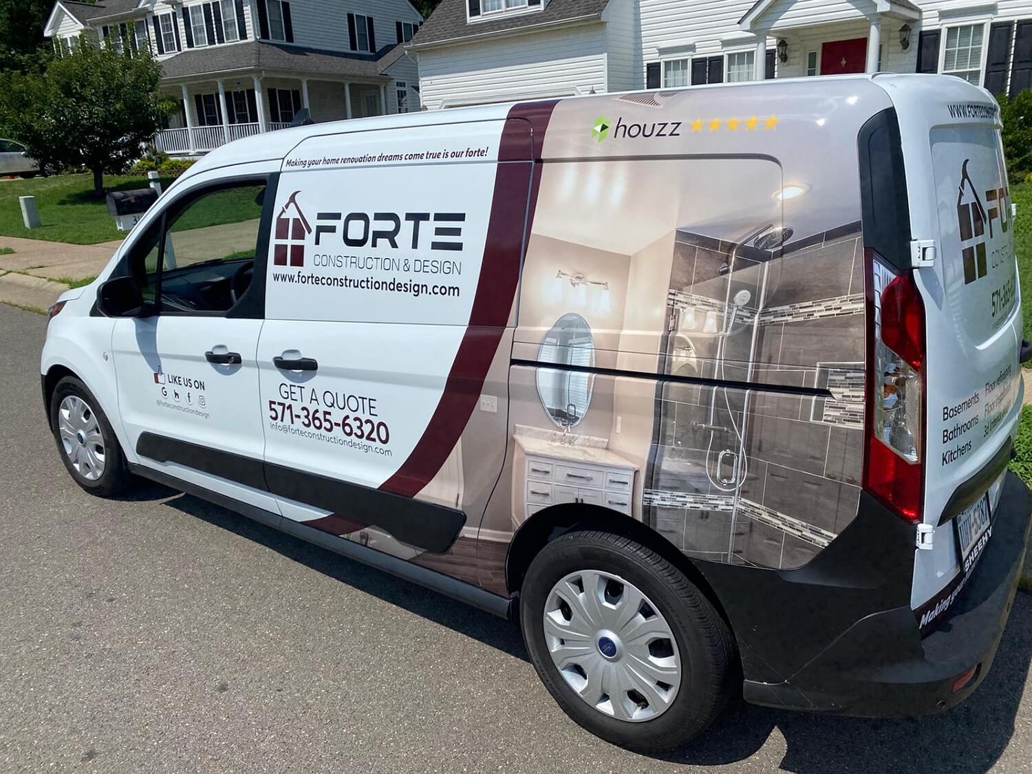 Forte’s New Services Car – Forte Construction and Design