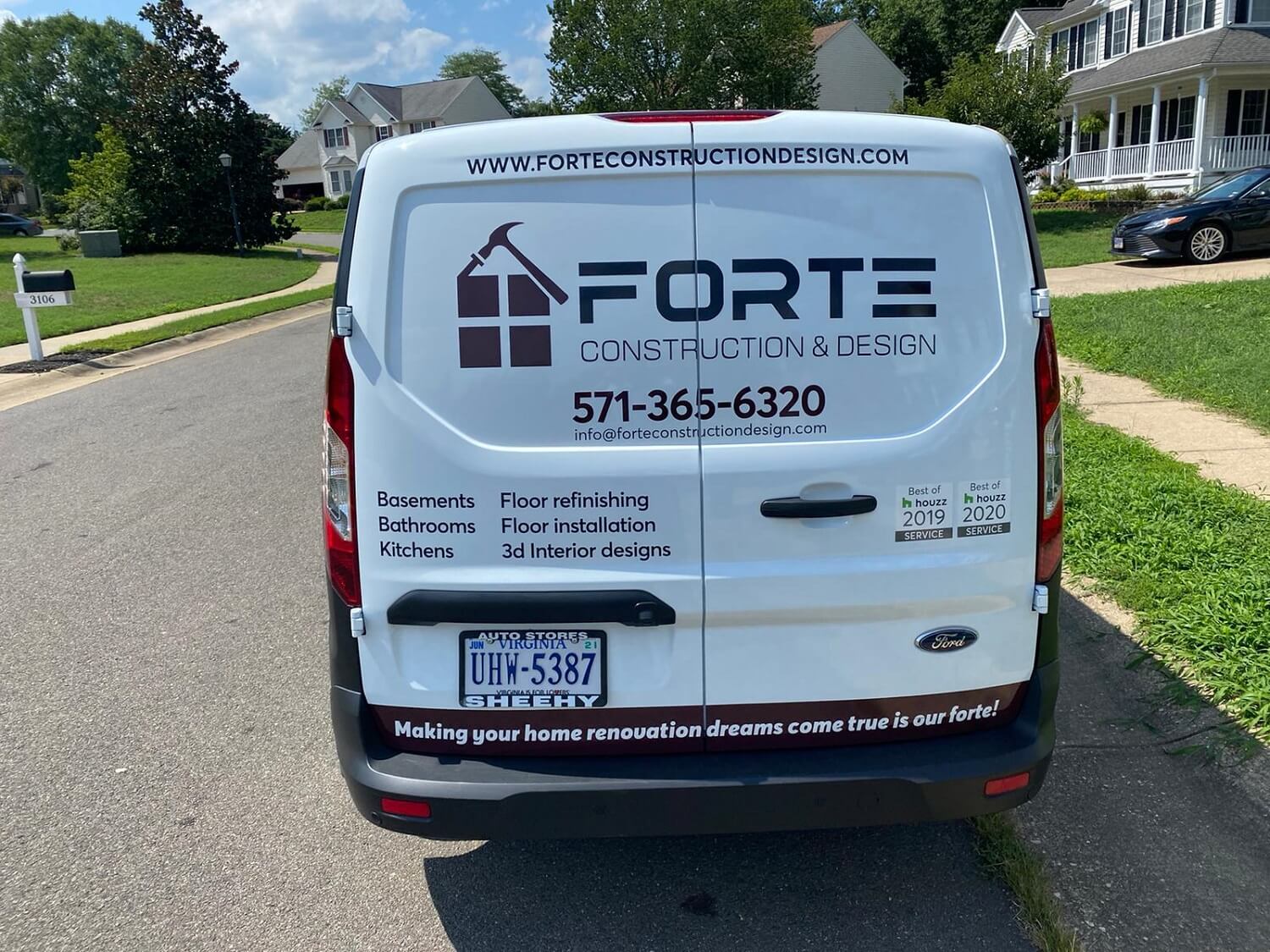 Forte’s New Services Car – Forte Construction and Design